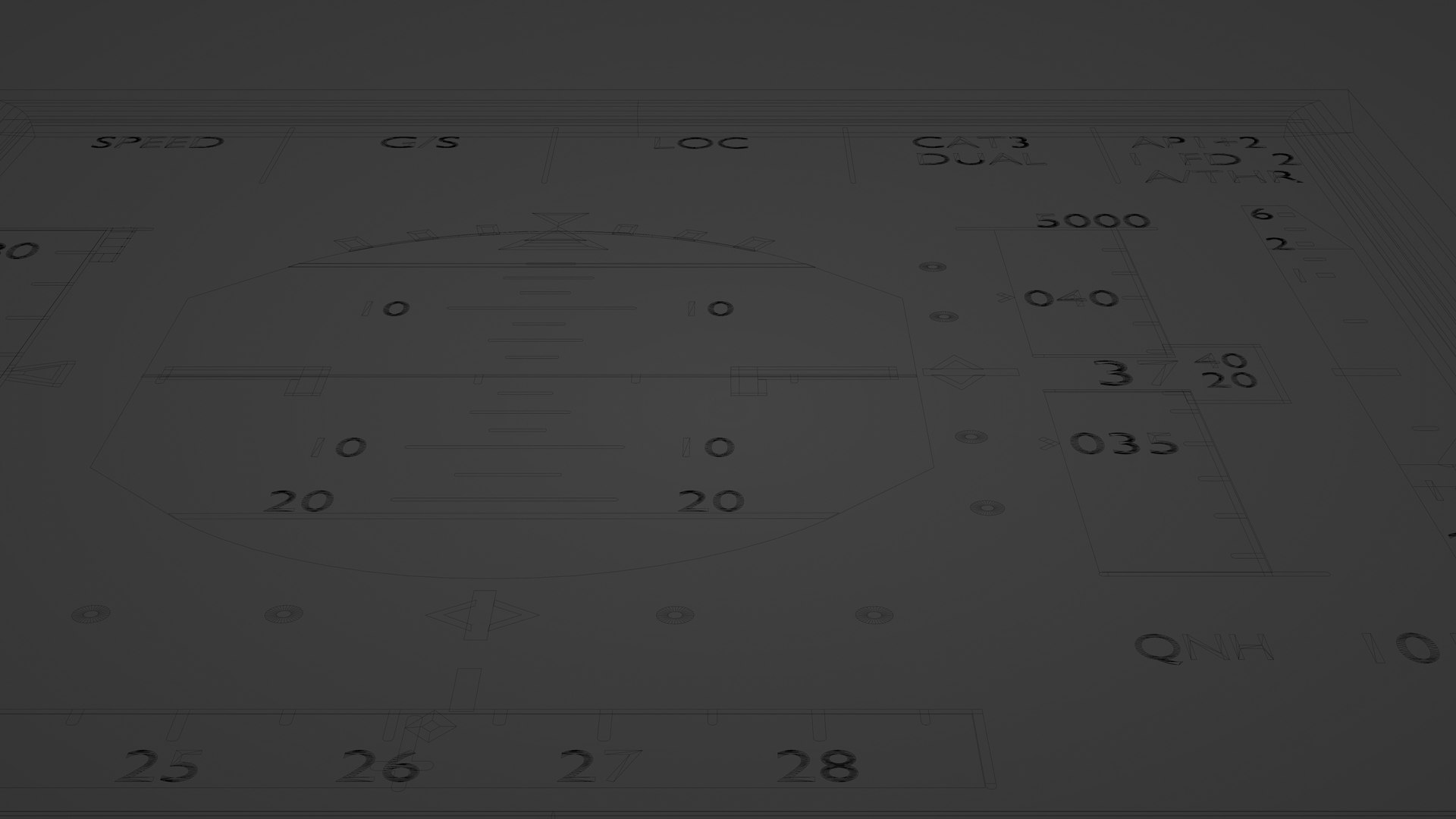 Primary Flight Display 3D Model - TurboSquid 2122650