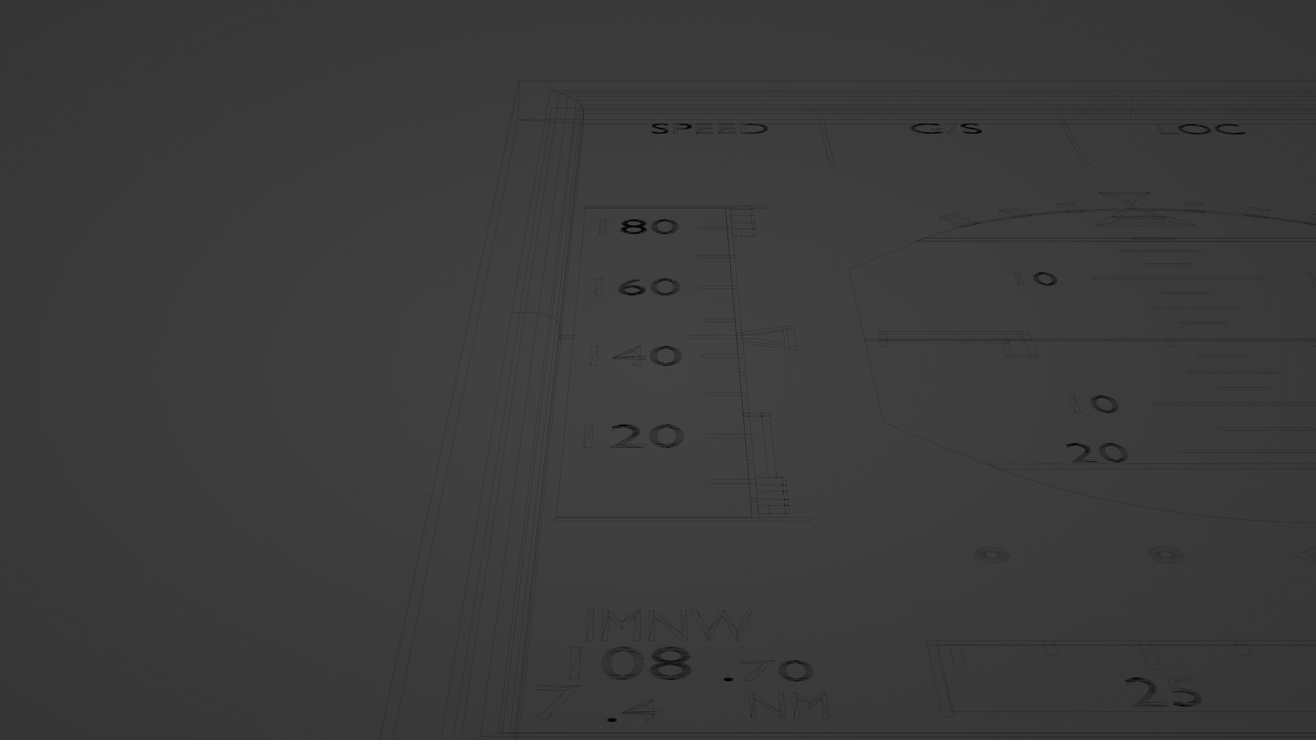 Primary Flight Display 3D Model - TurboSquid 2122650