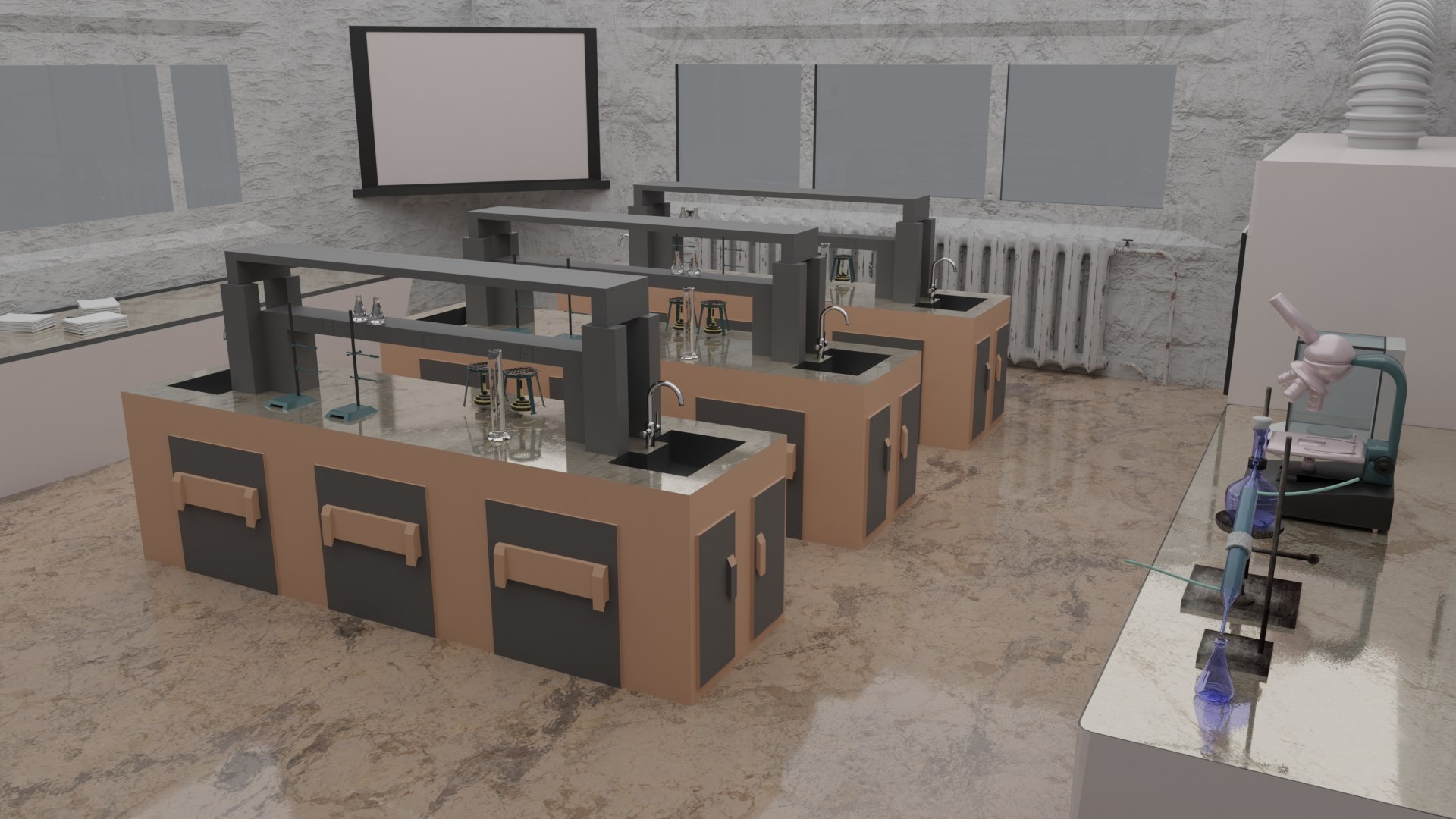 Laboratory Model - TurboSquid 1721097