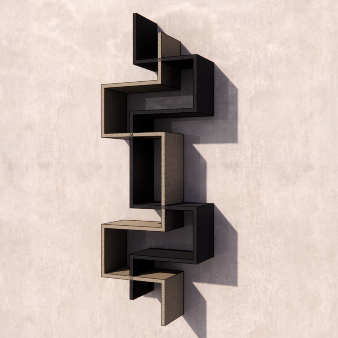 Modern Wall Shelf 3D Model - TurboSquid 2056893