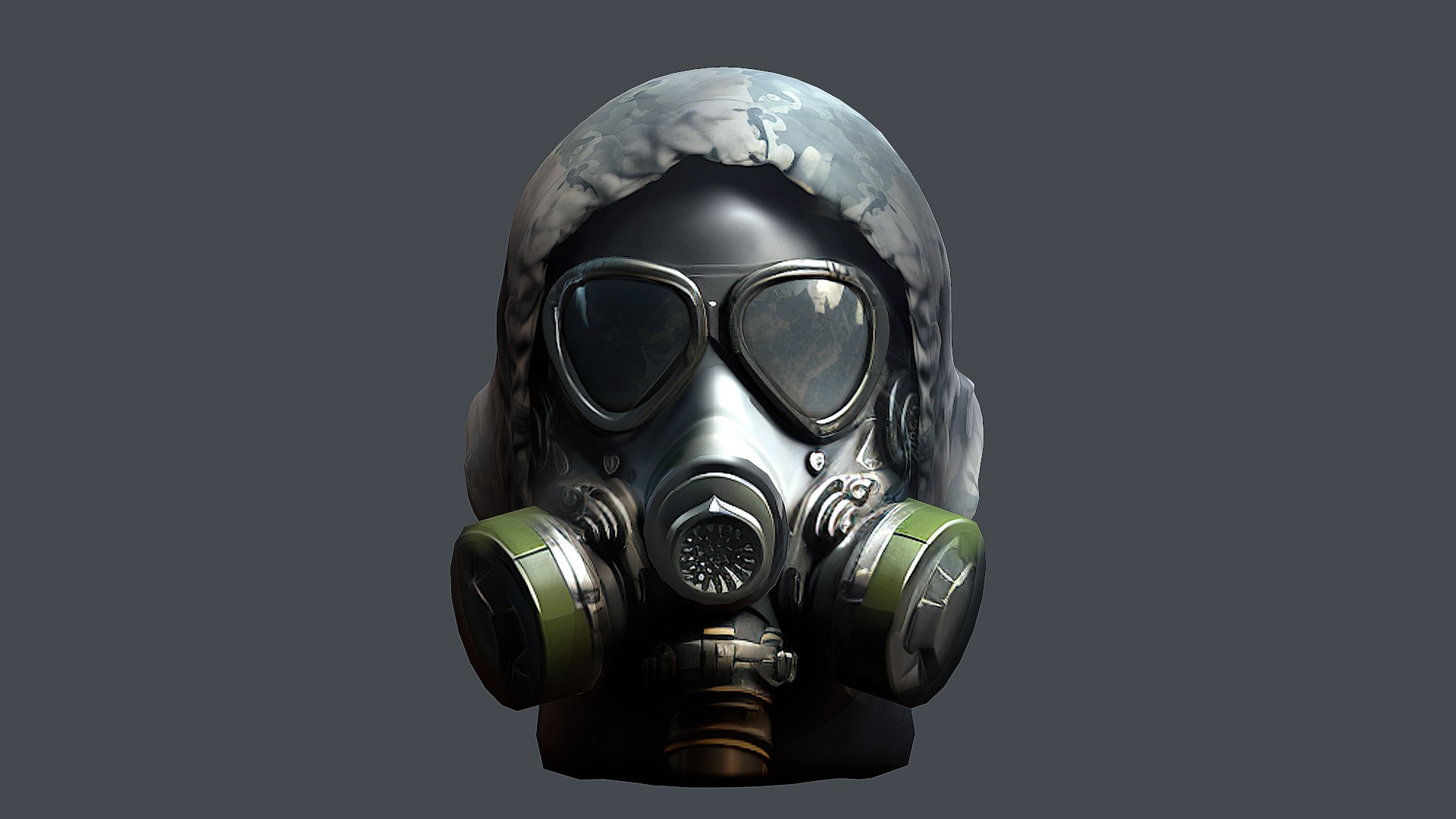 Gas Mask Helmet 3D Model - TurboSquid 2028699