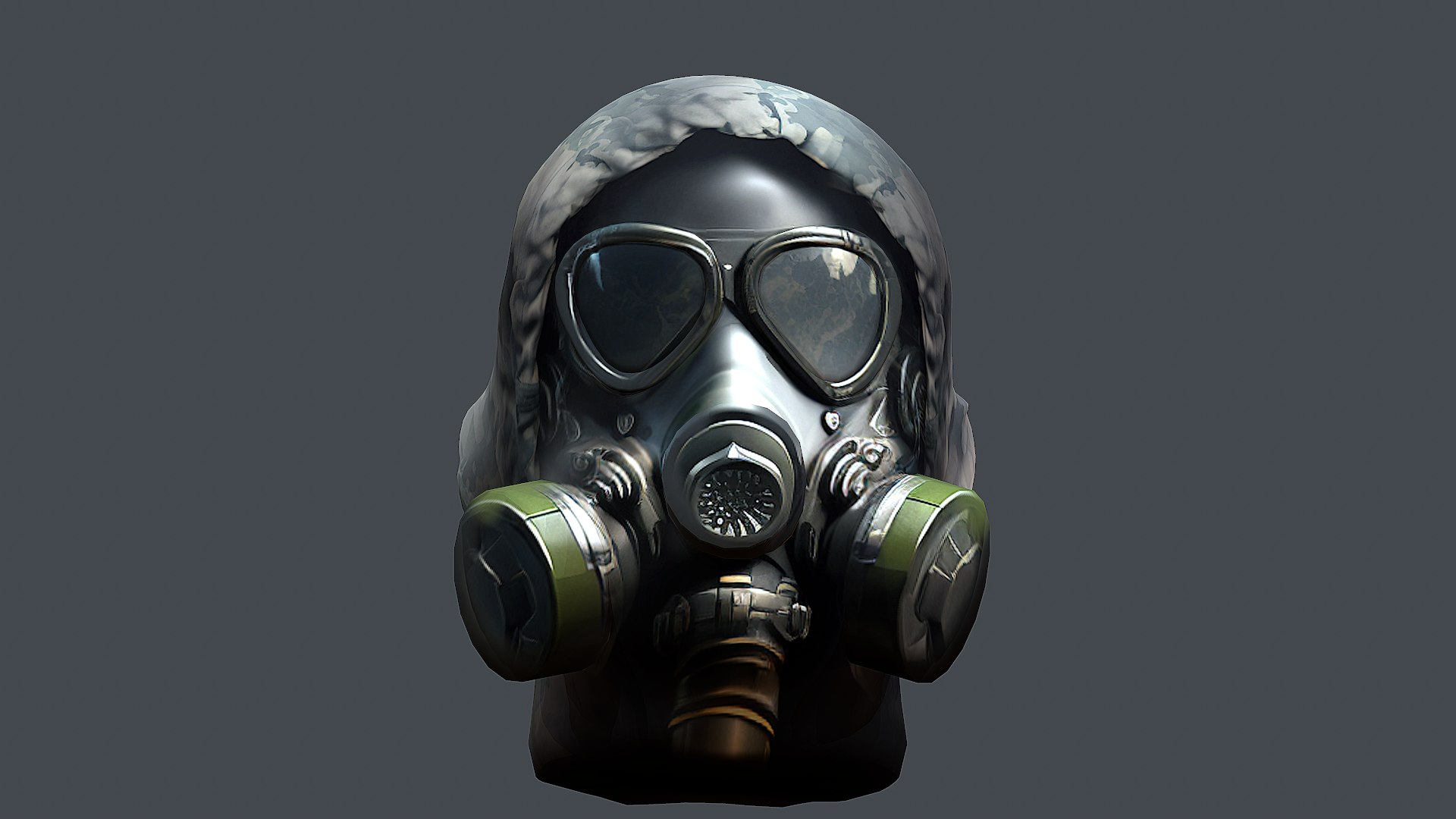 Gas Mask Helmet 3D Model - TurboSquid 2028699