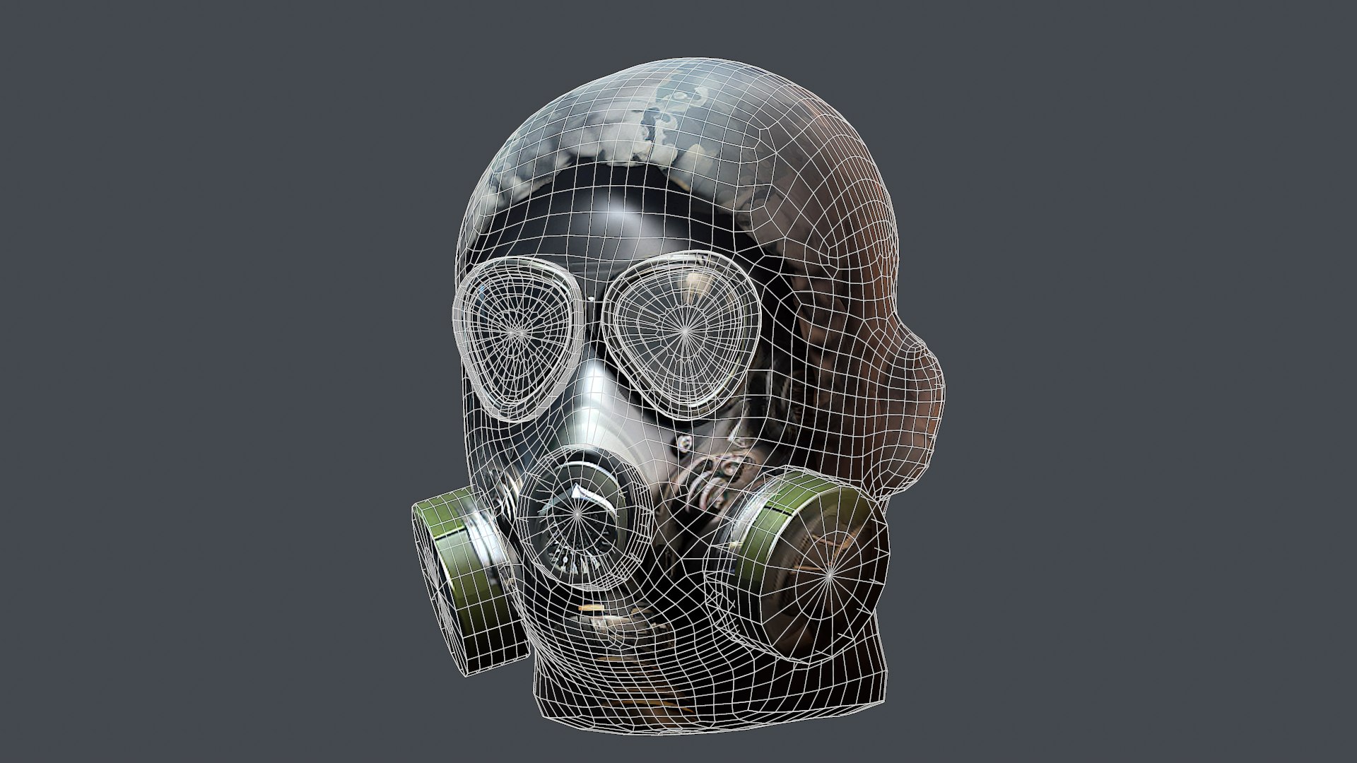 Gas Mask Helmet 3D Model - TurboSquid 2028699