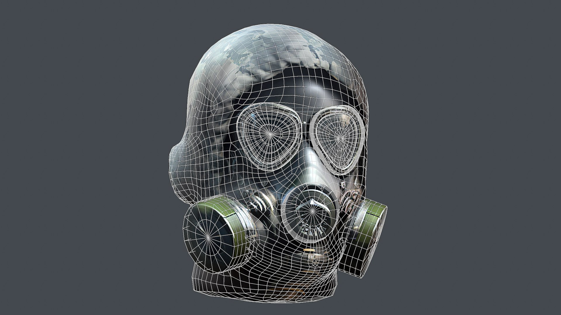 Gas Mask Helmet 3D Model - TurboSquid 2028699