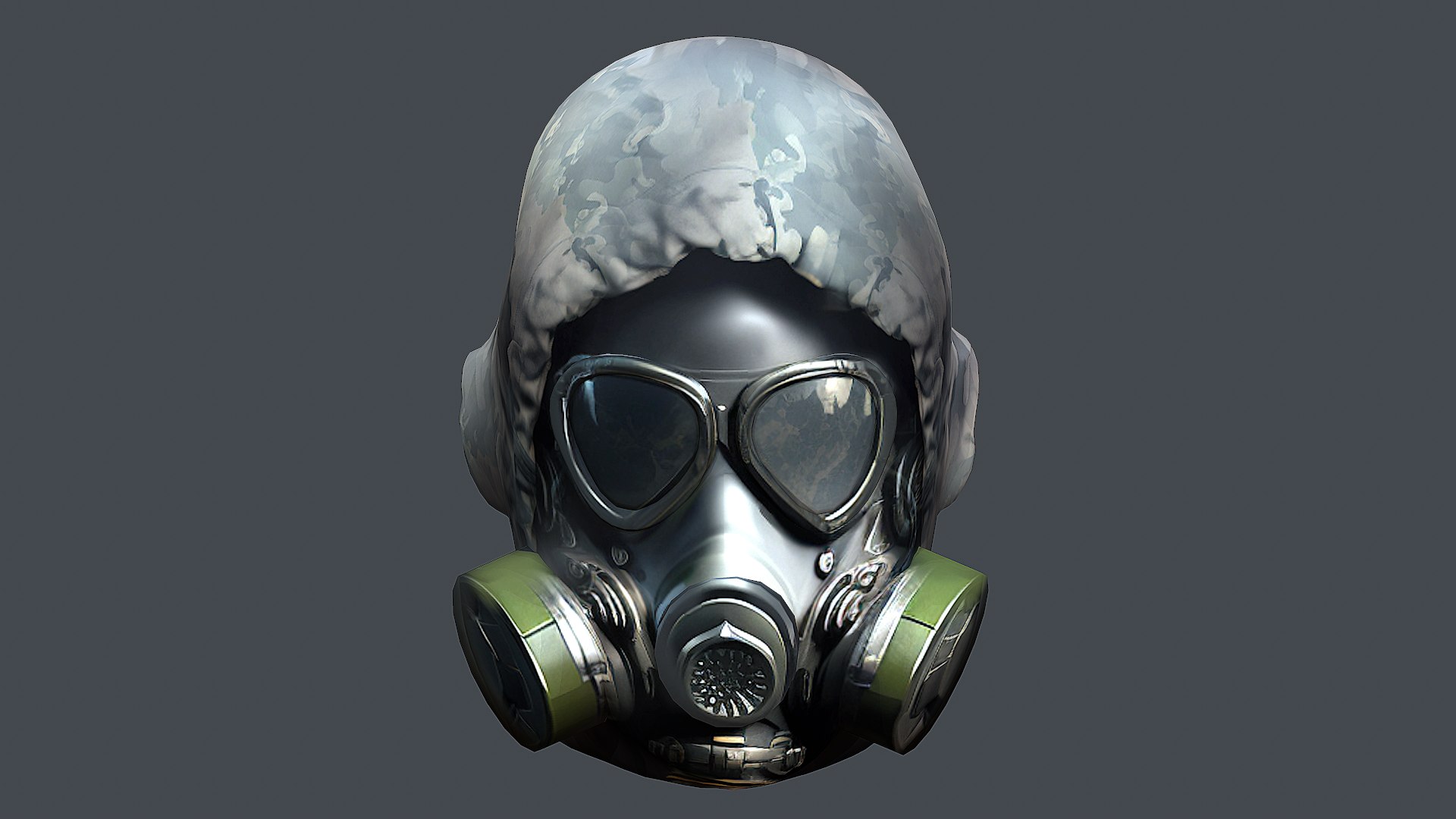Gas Mask Helmet 3D Model - TurboSquid 2028699