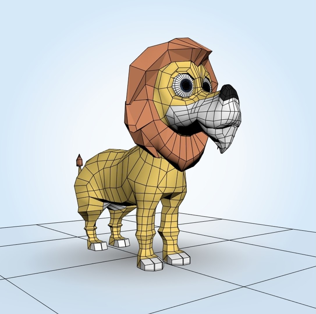 3D Lion Model - TurboSquid 1993751