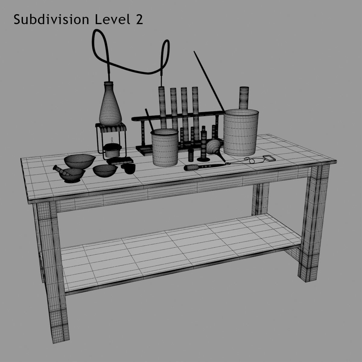 chemistry lab table 3ds