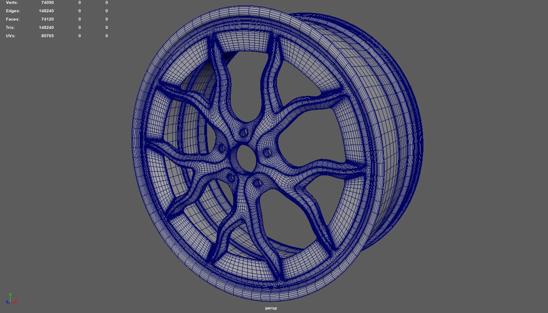 3D Rim Car Custom 01 - TurboSquid 2041702