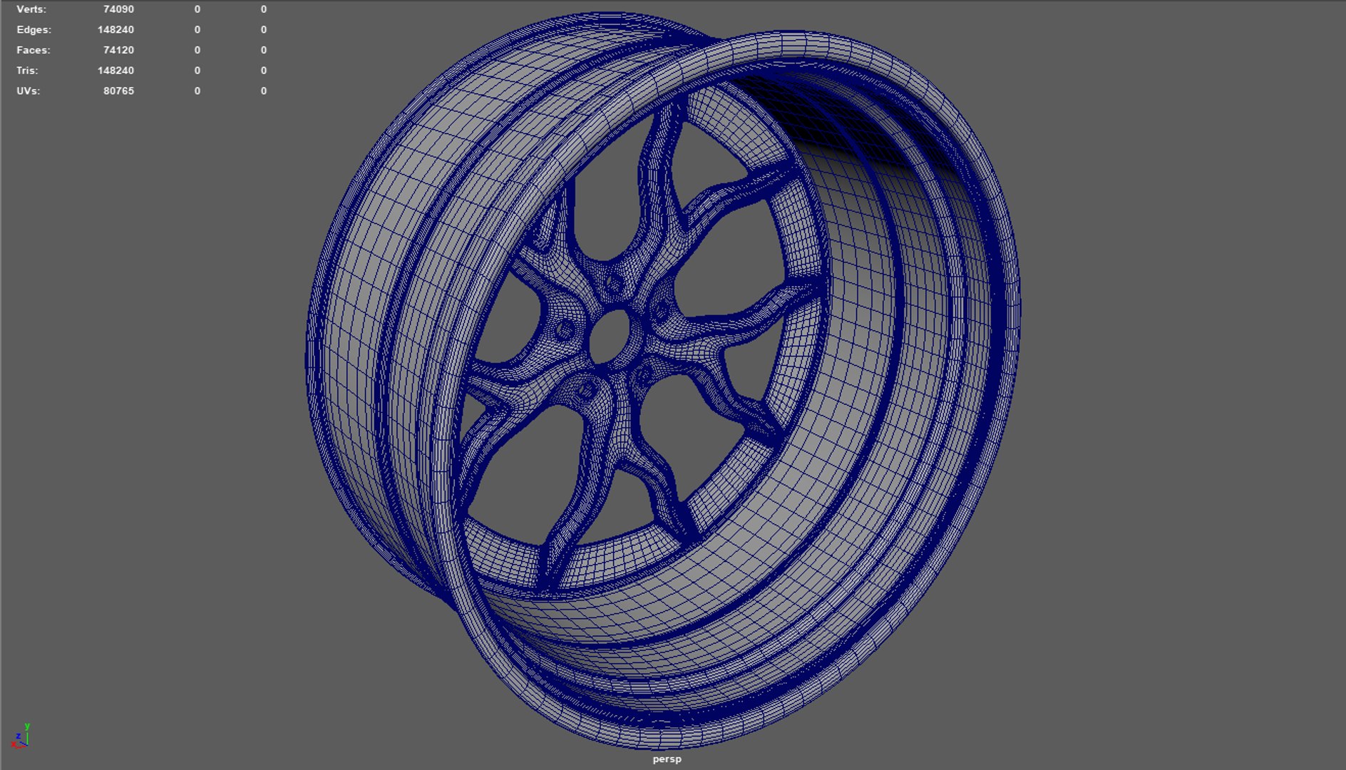 3D Rim Car Custom 01 - TurboSquid 2041702