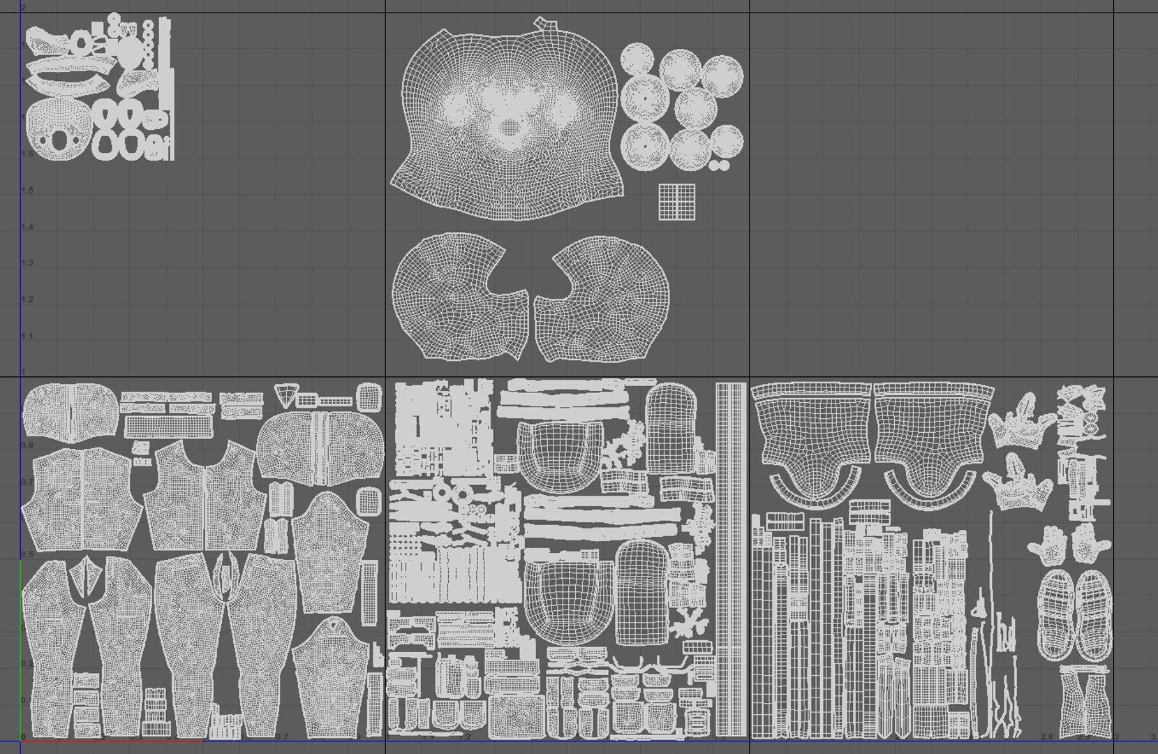 3D Sci-Fi Industrial Hazard Suit - TurboSquid 2512947