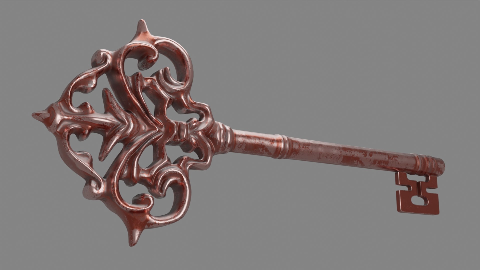 3D model Ornamental key 3D Model 3D model - TurboSquid 1862299