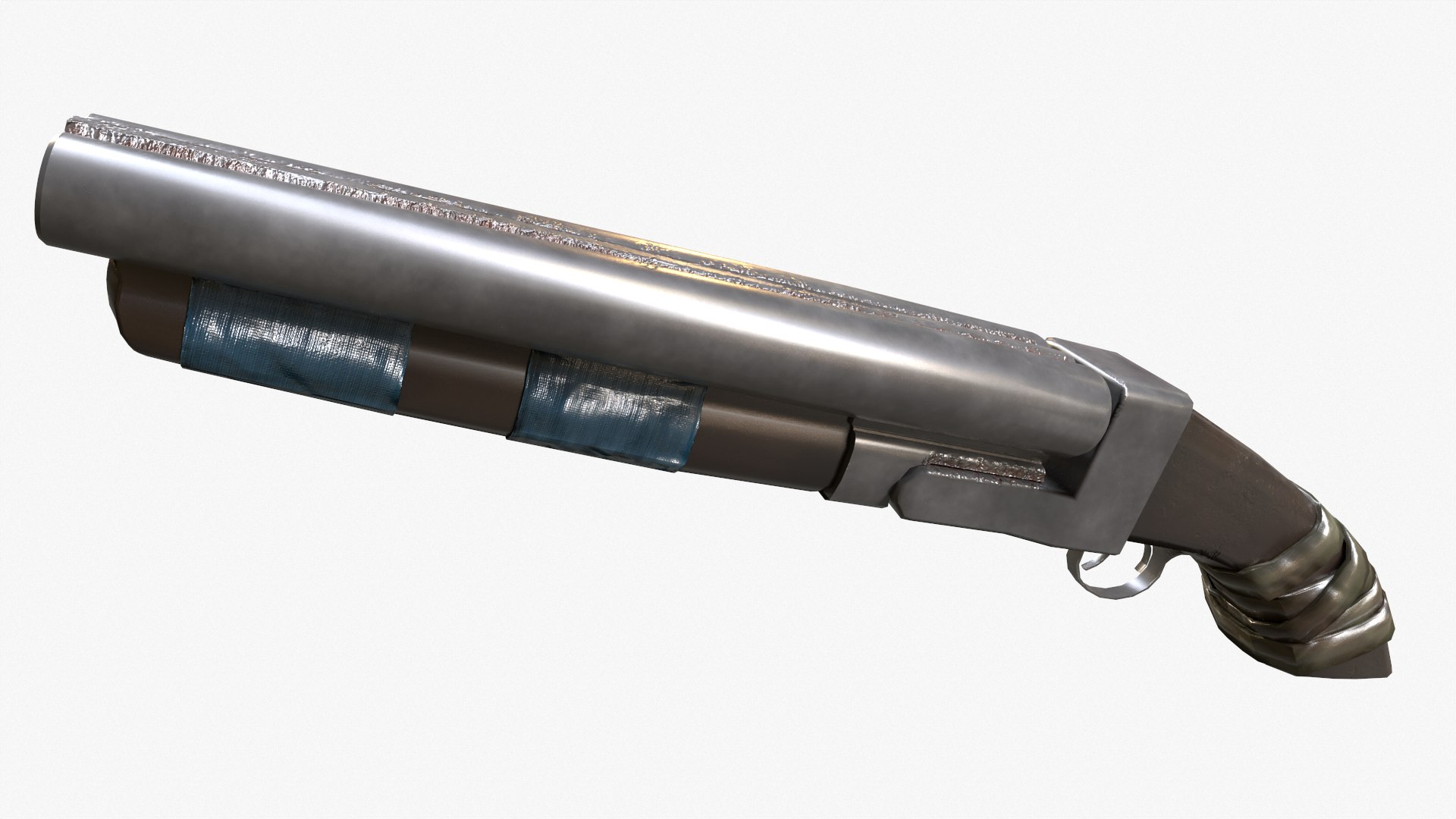 Game Ready Post Apocalyptic Guns Collection 3D - TurboSquid 2290226