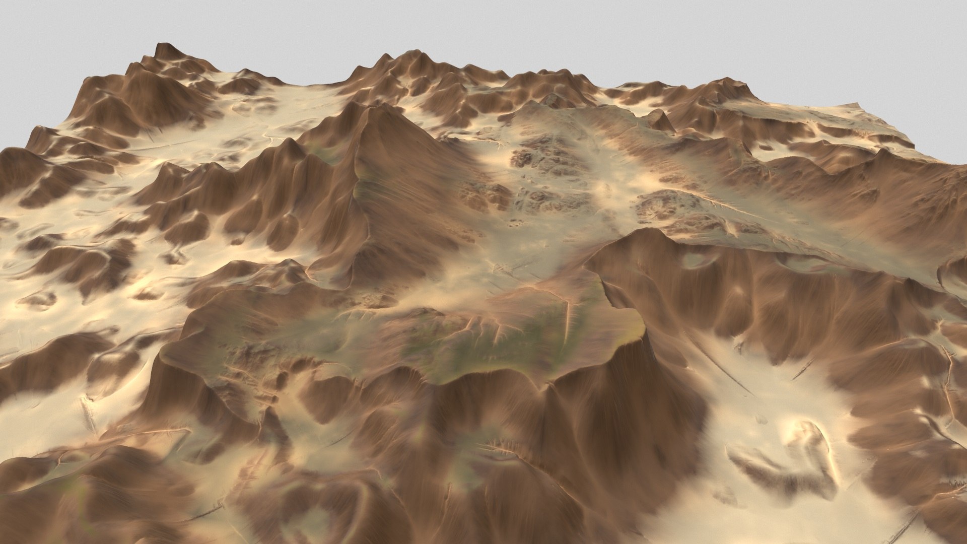 Mountain Mount 3d Model