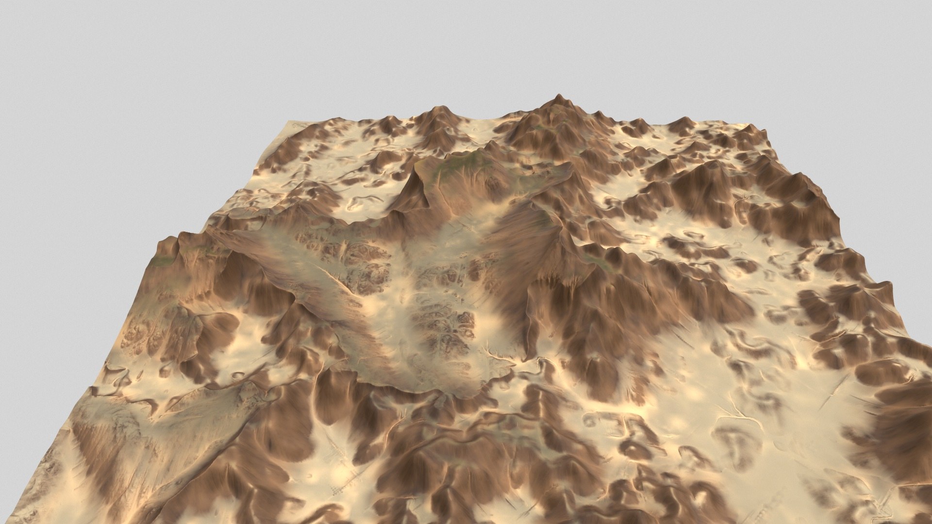 Mountain Mount 3d Model
