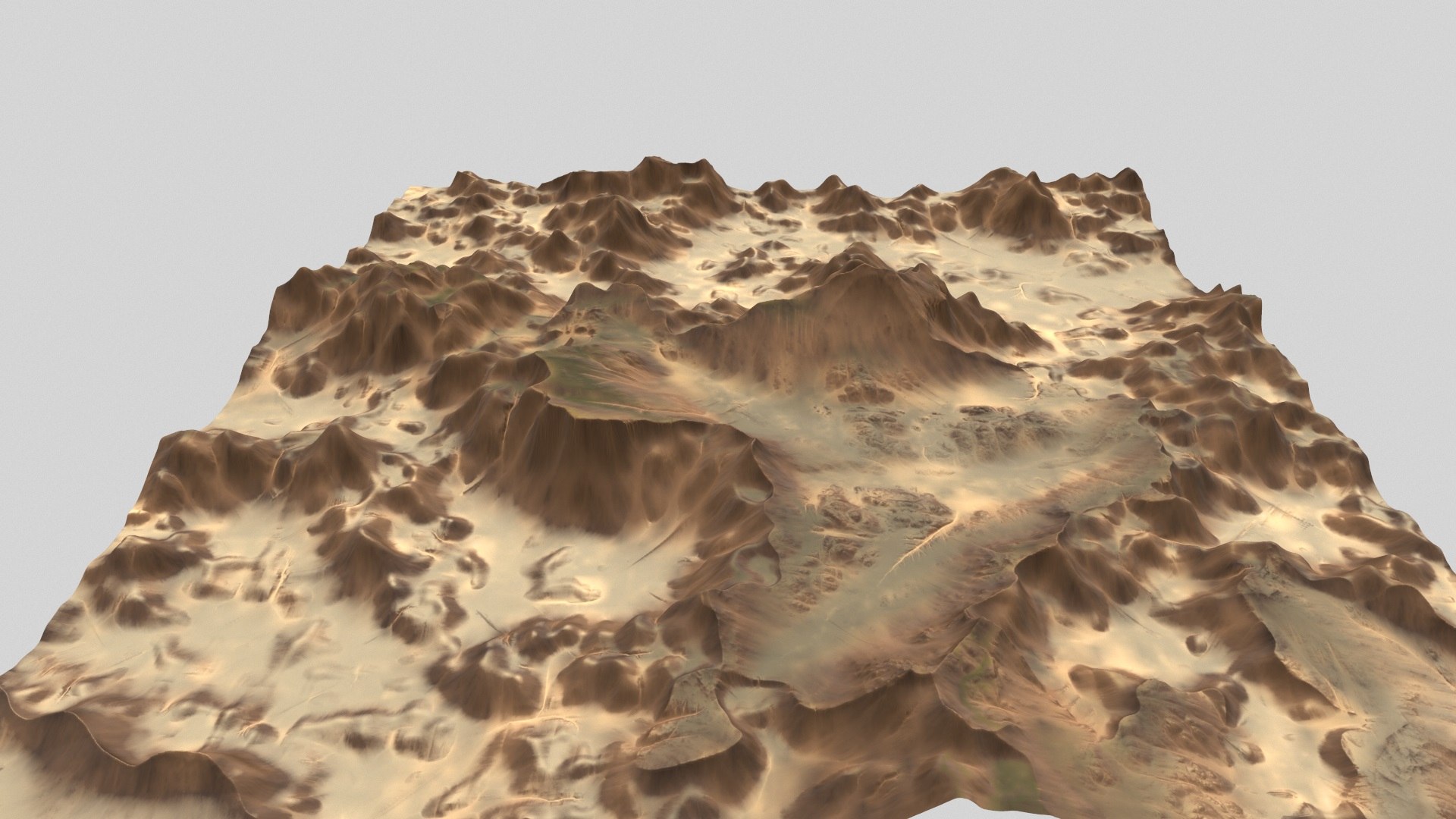 Mountain Mount 3d Model