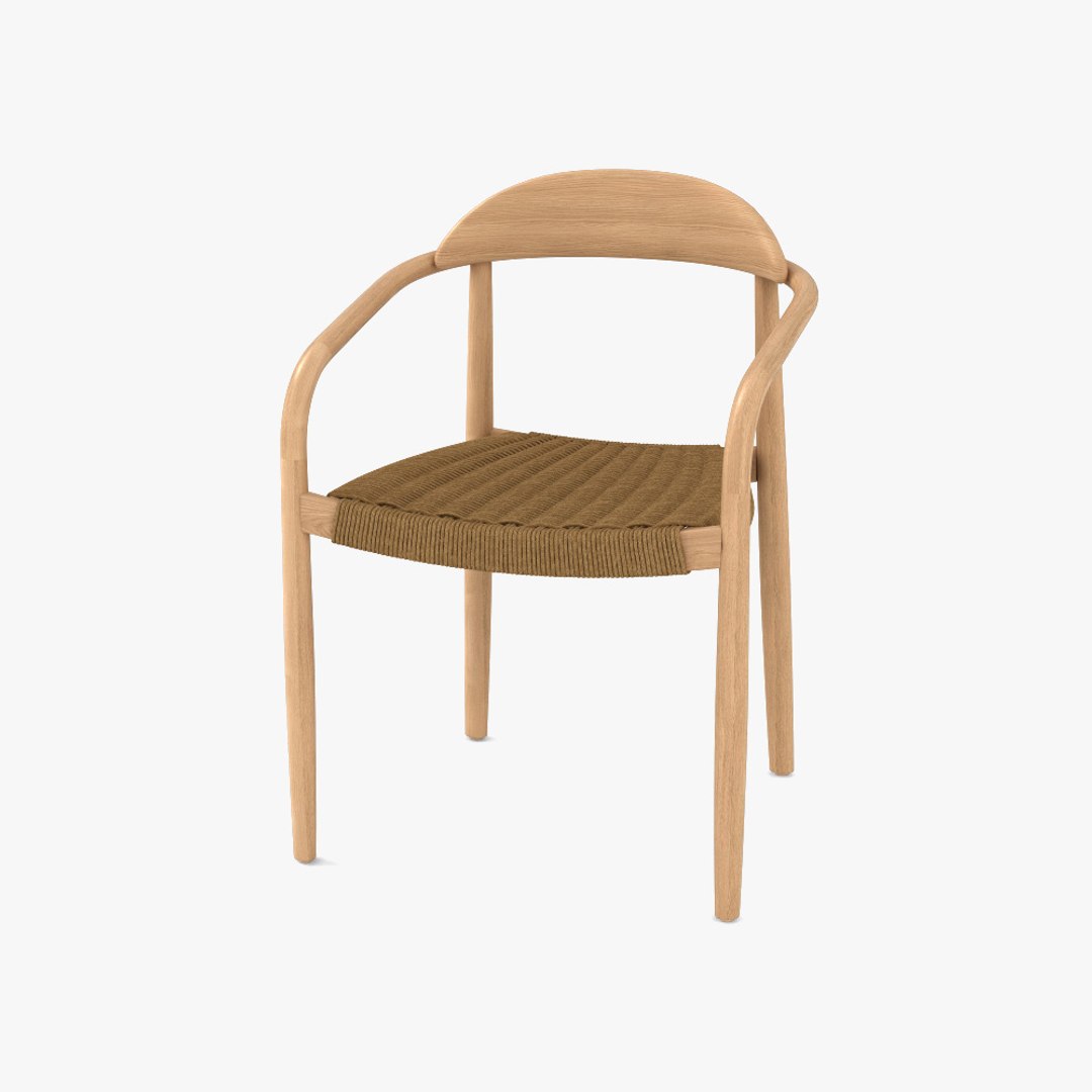 3D модель Kave Home Nina Chair - TurboSquid 2068688