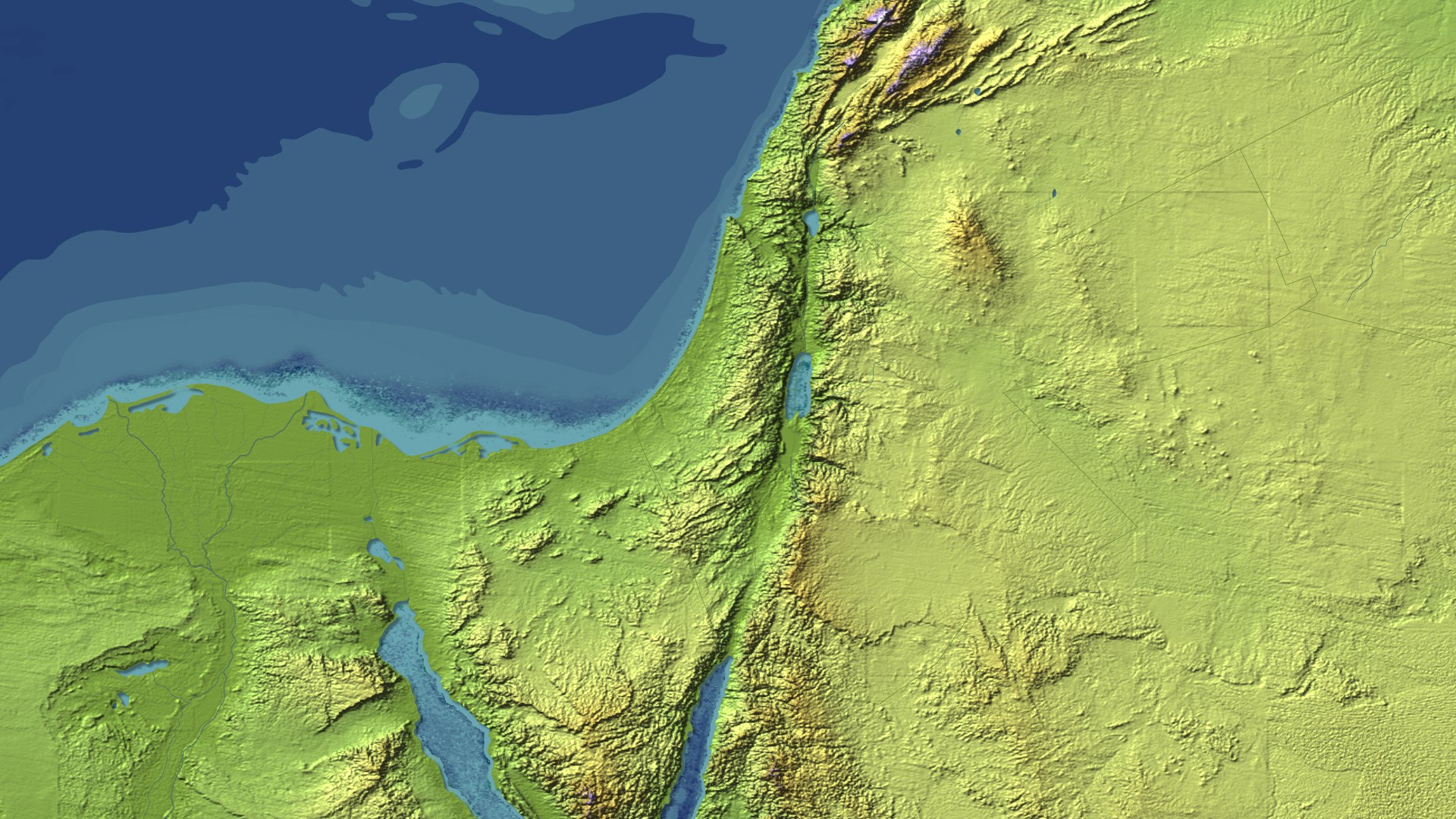Israel Maps 3d Model