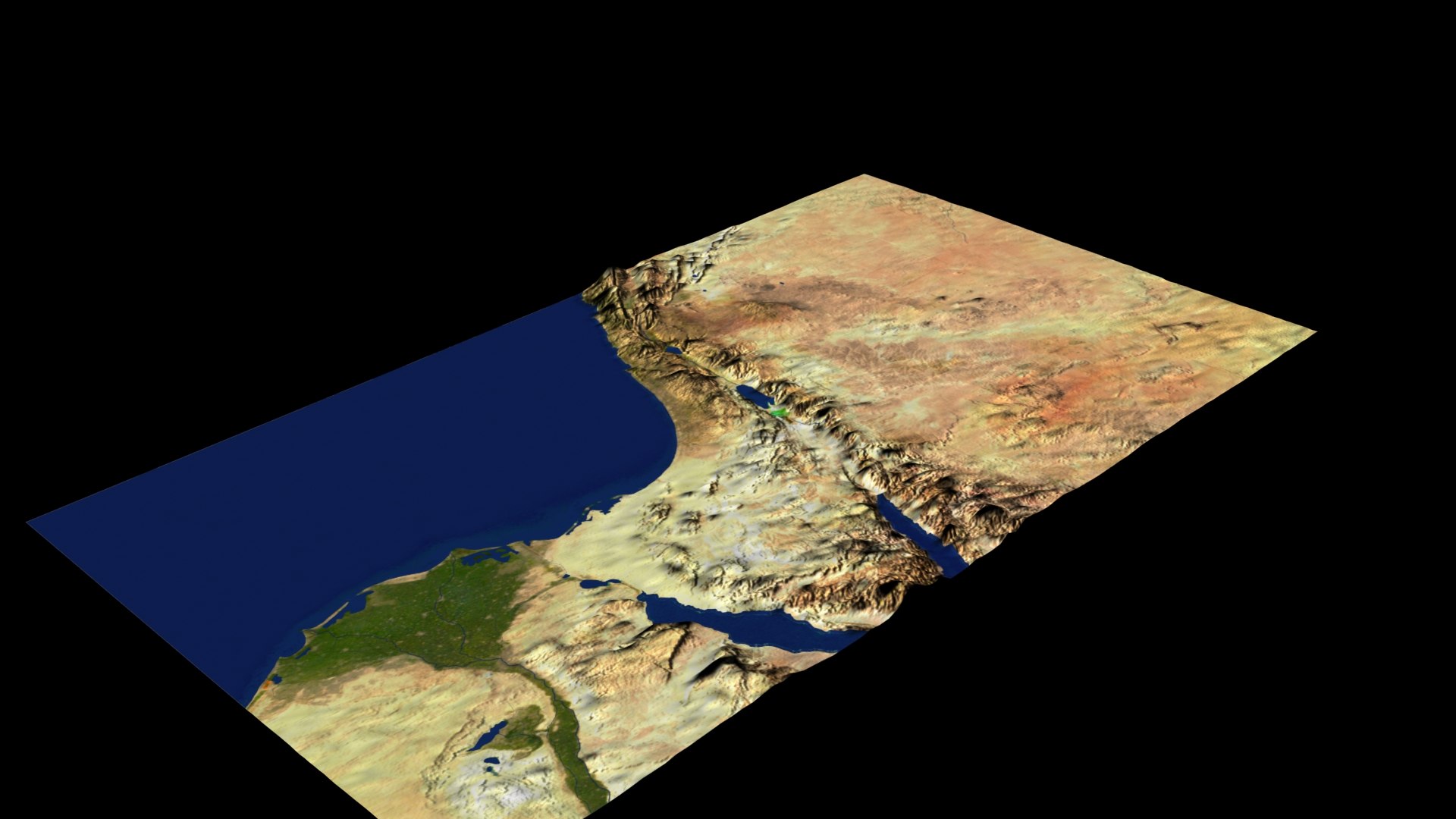 Israel Maps 3d Model
