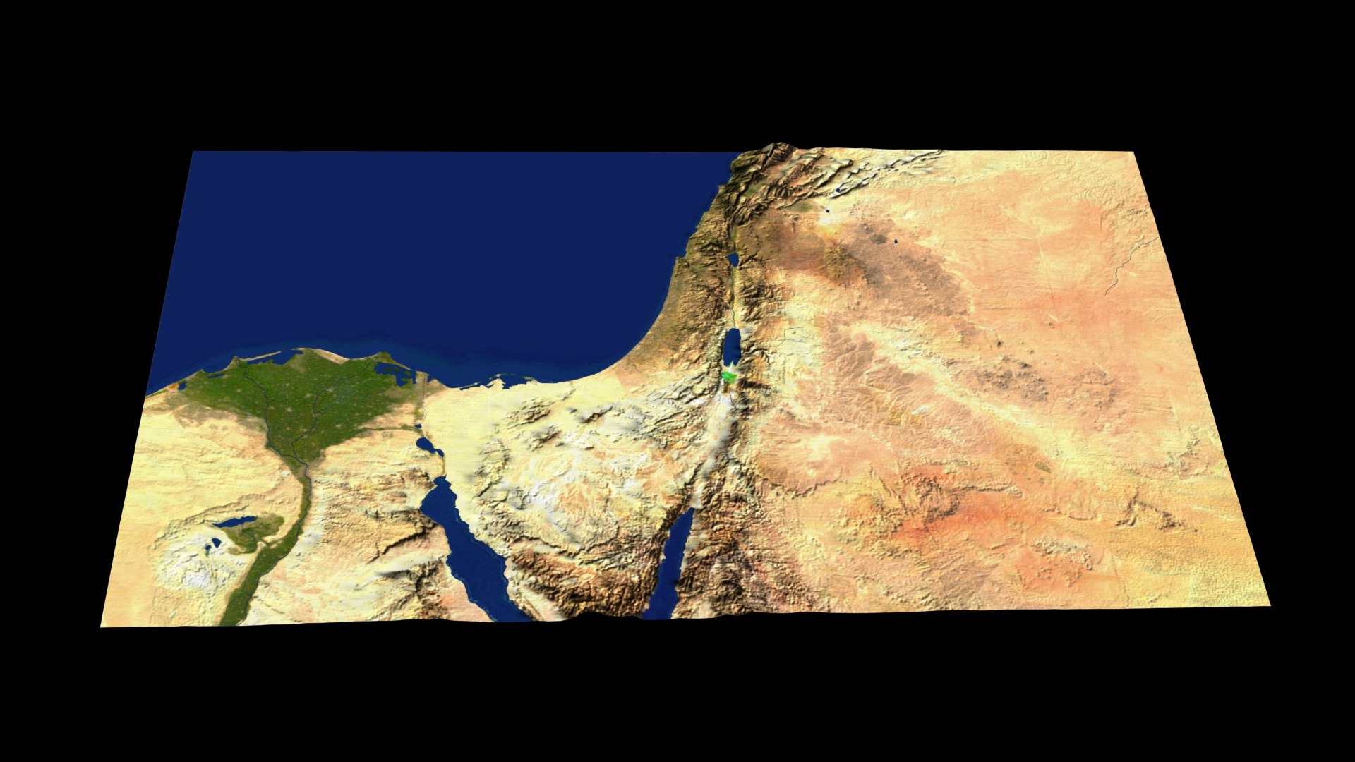 Israel Maps 3d Model