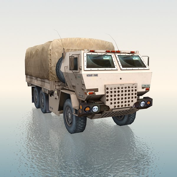 3d ilitary standard cargo truck