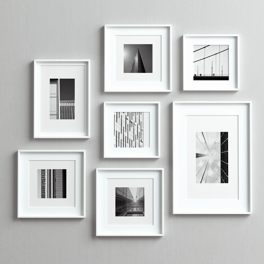 3D picture frames model - TurboSquid 1348716