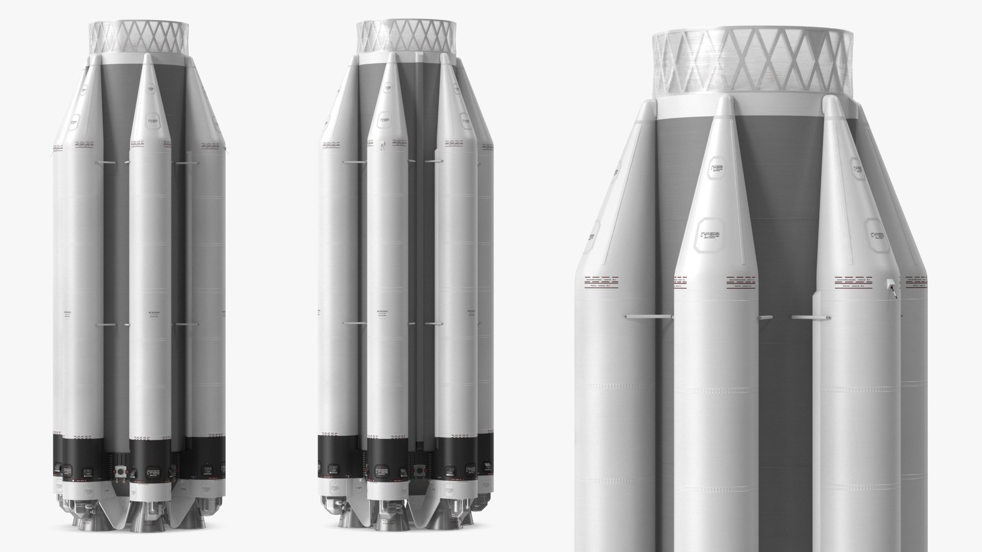 Angara Lift Rocket System Collection 3D model - TurboSquid 1775119