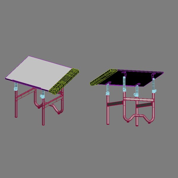 3d model drawing table