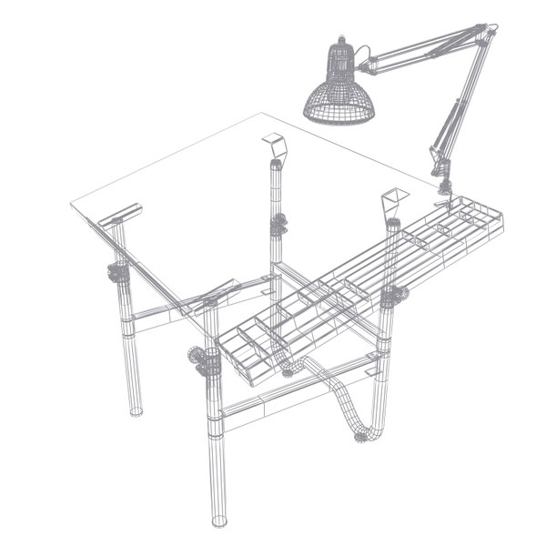 3d model drawing table