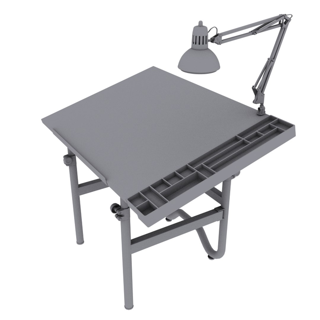 3d Model Drawing Table