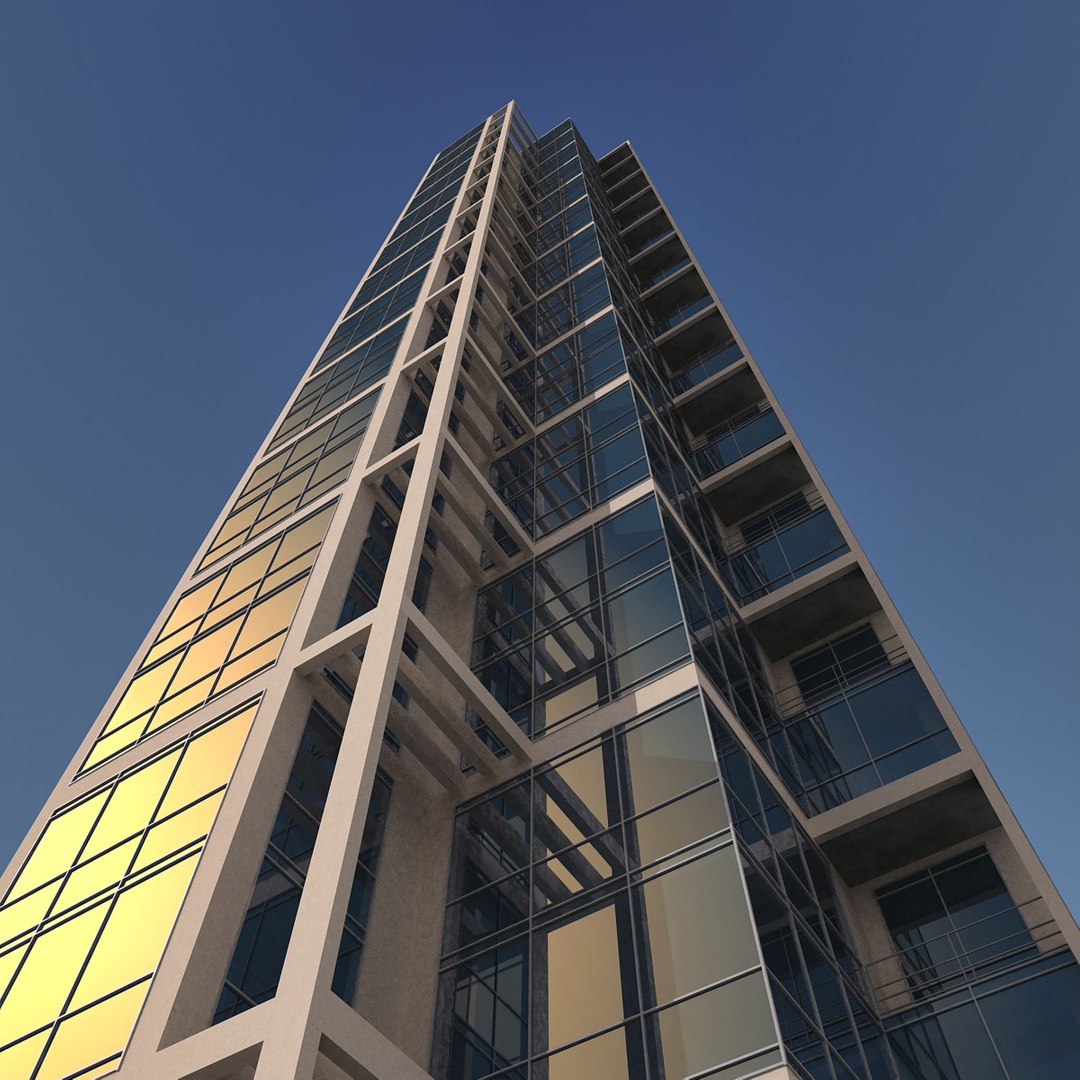 Modern Building 3d Max