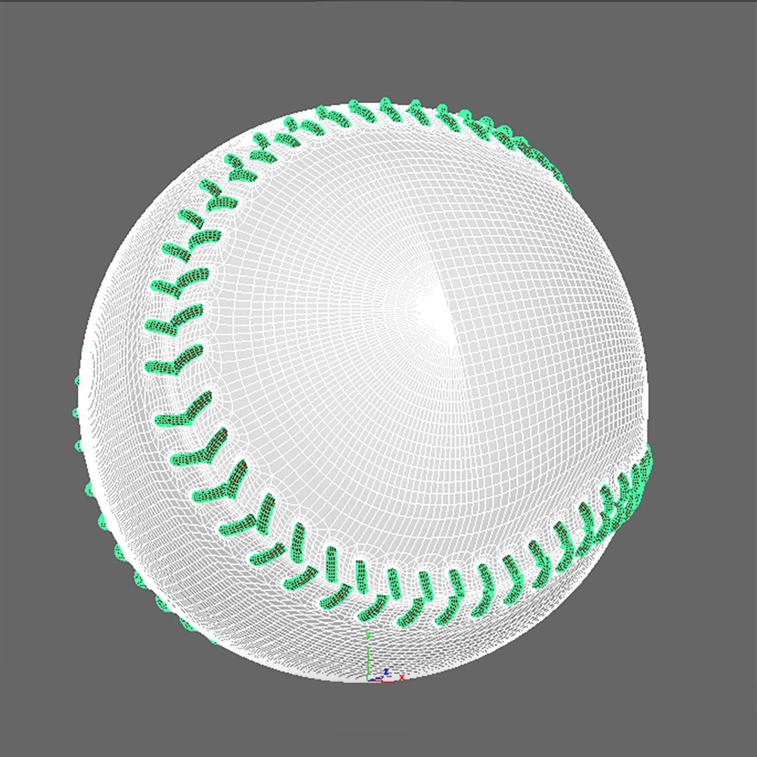3D Model Base Ball Baseball - TurboSquid 1433349