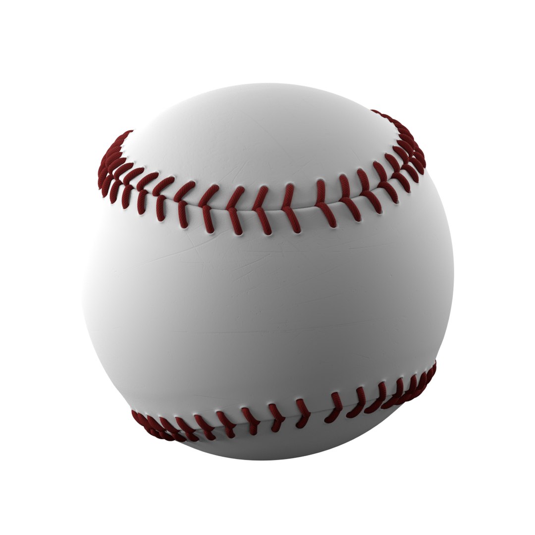 3D Model Base Ball Baseball - TurboSquid 1433349
