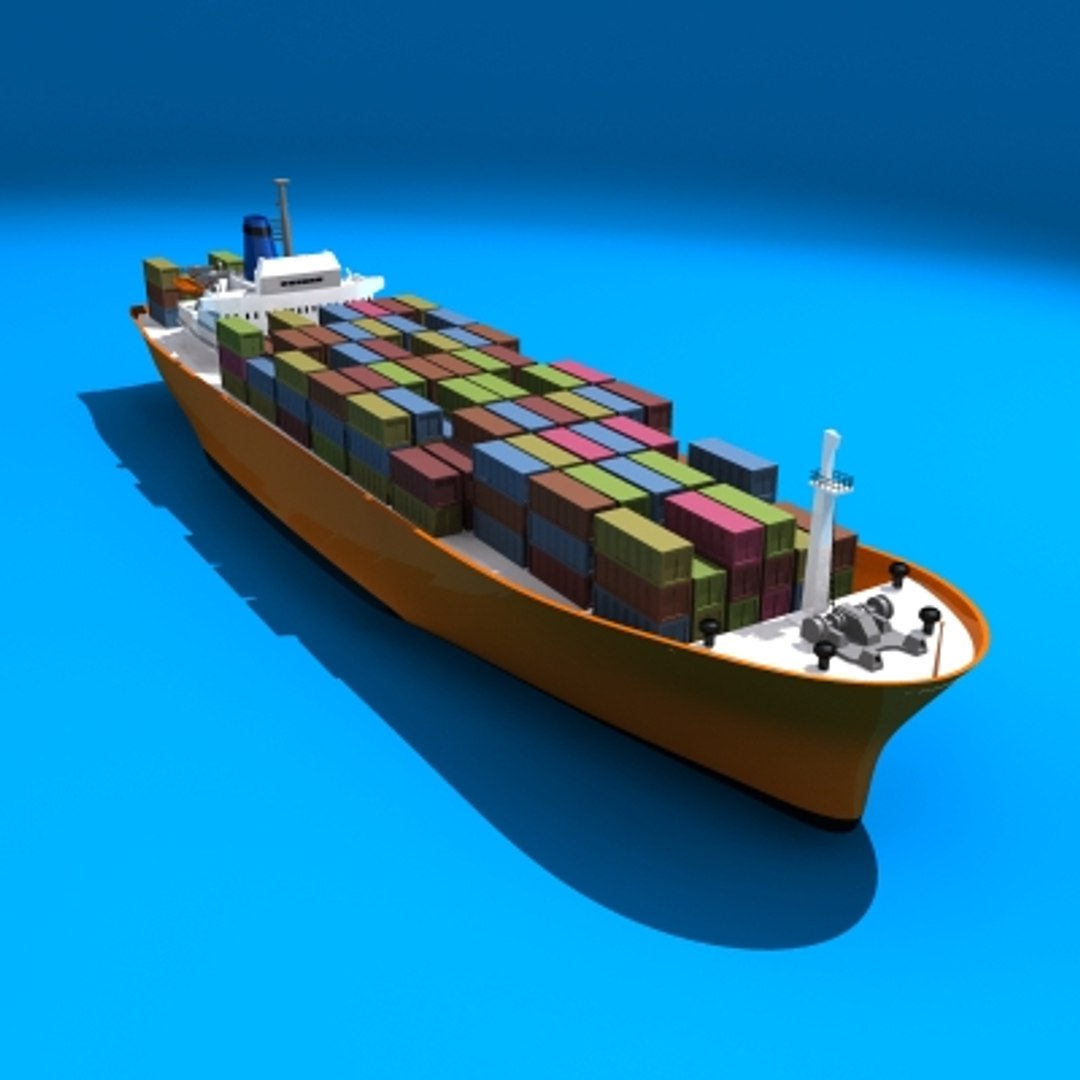 Container Ship Fbx