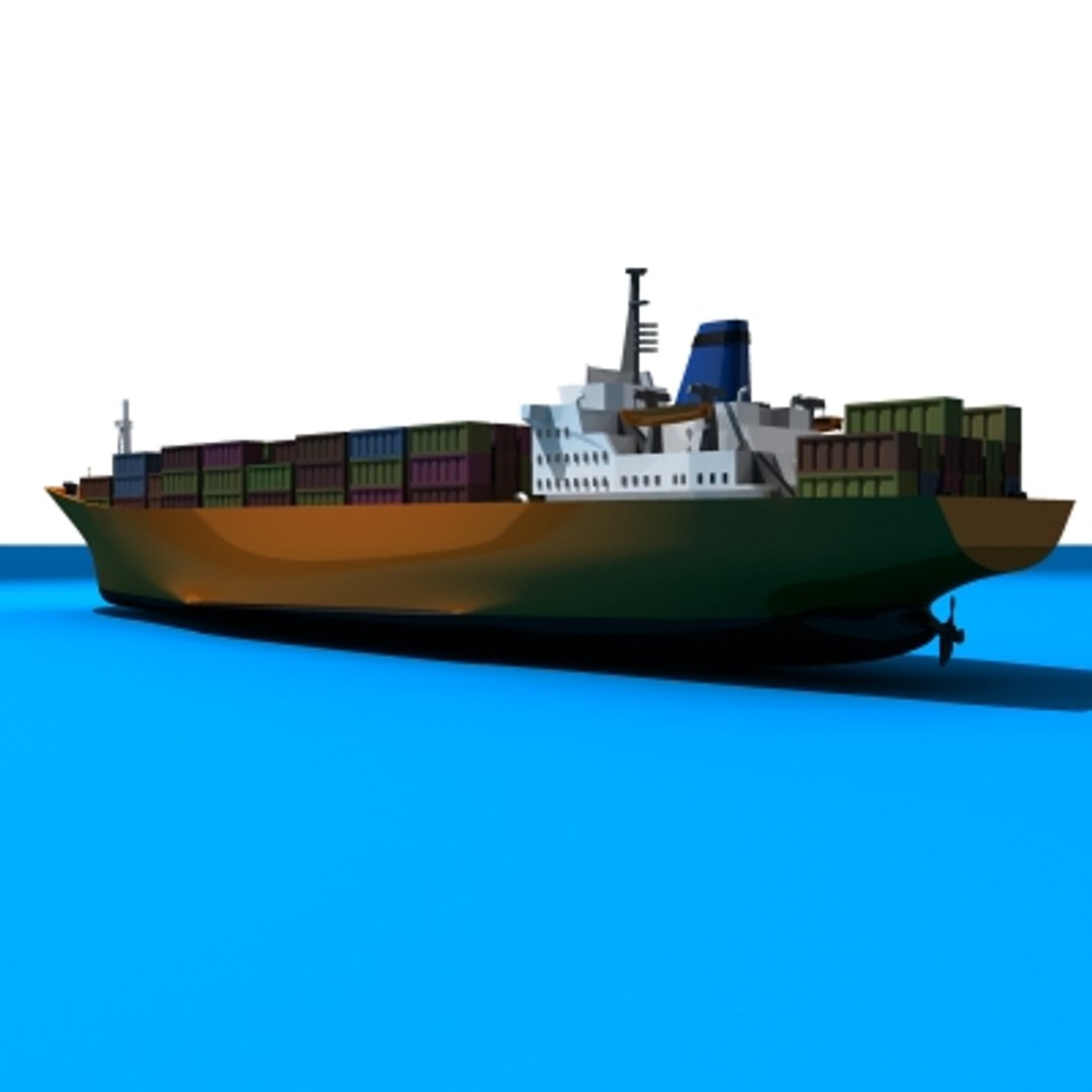 Container Ship Fbx