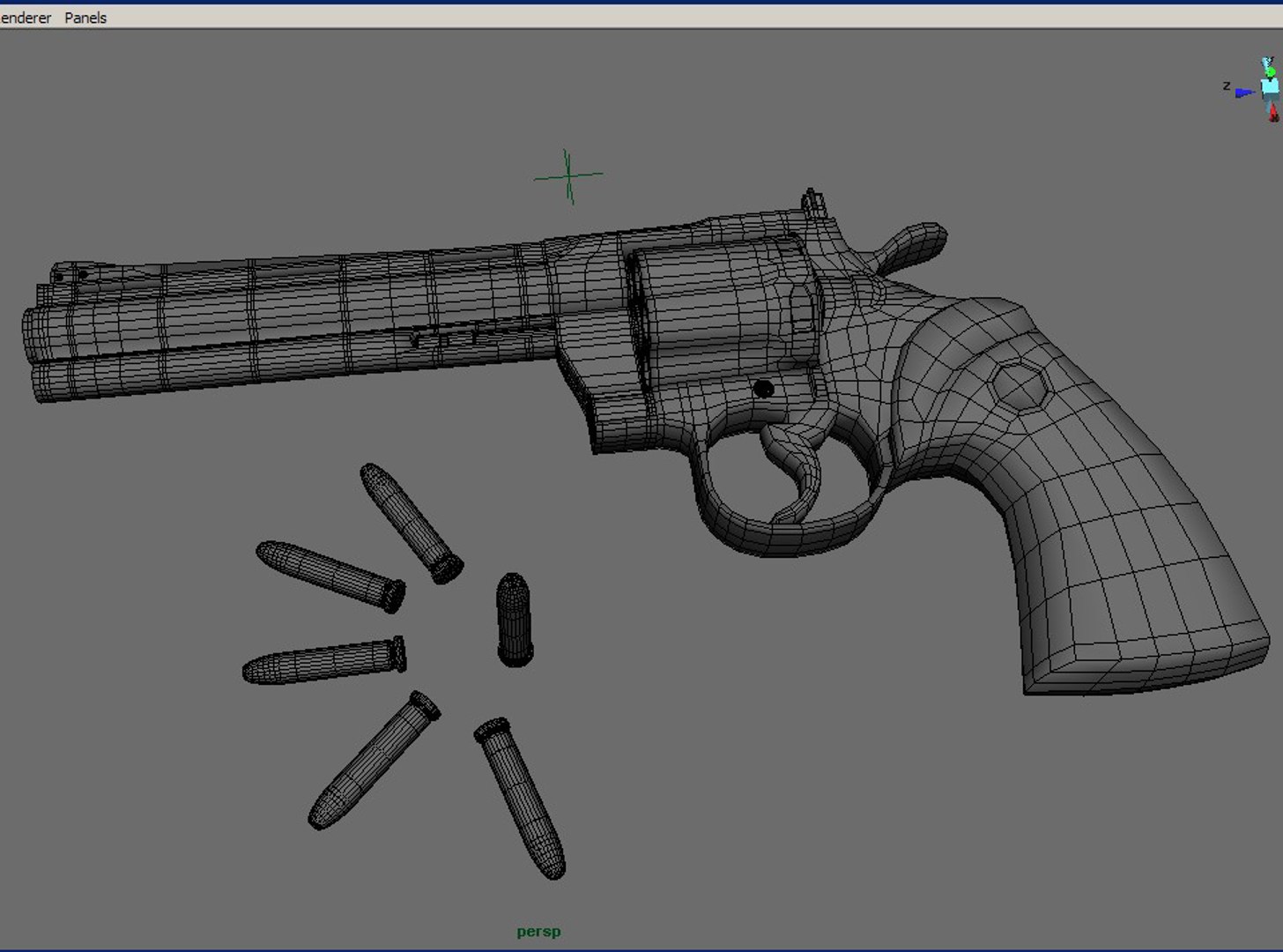 3d Colt Python Gun Model