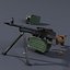 3d pkm machine gun model