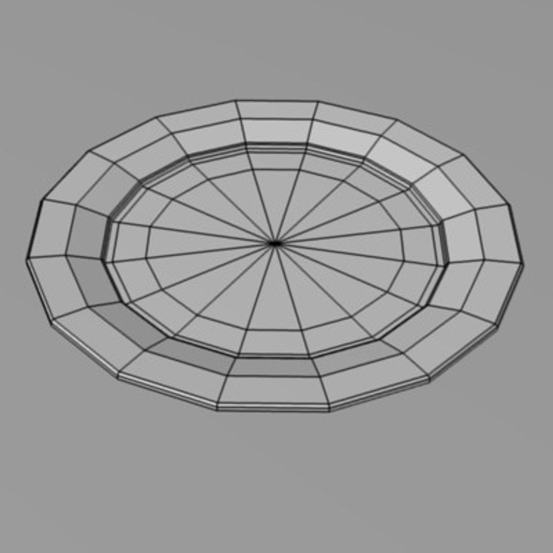 Dish Plate 3d Model