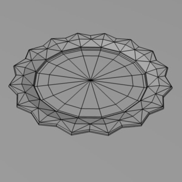dish plate 3d model