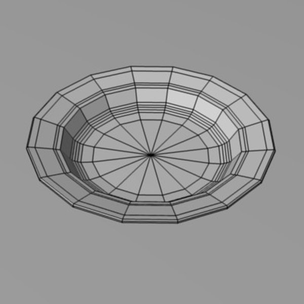 dish plate 3d model