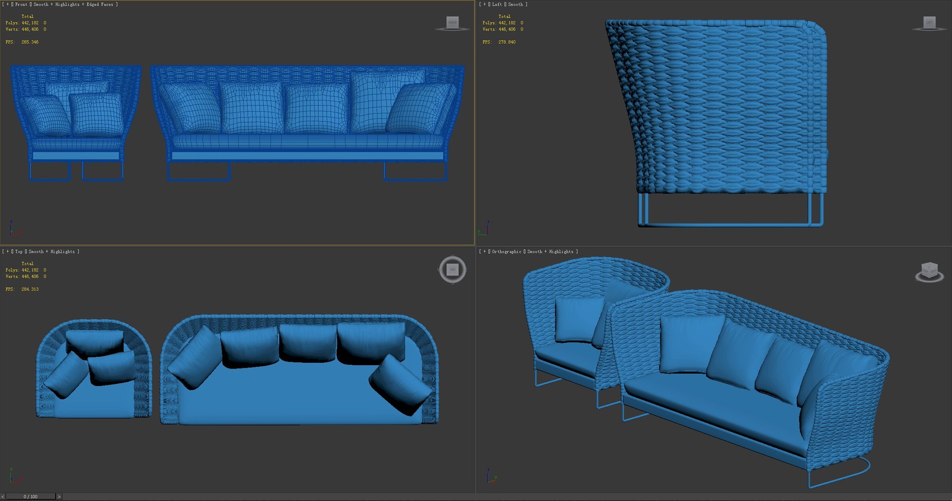 ami-sofa 3d max