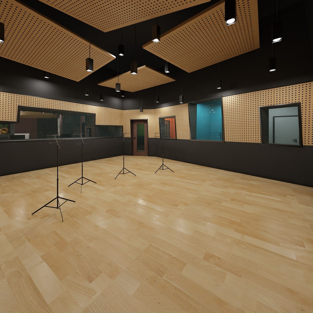 Recording Studio 3d Model