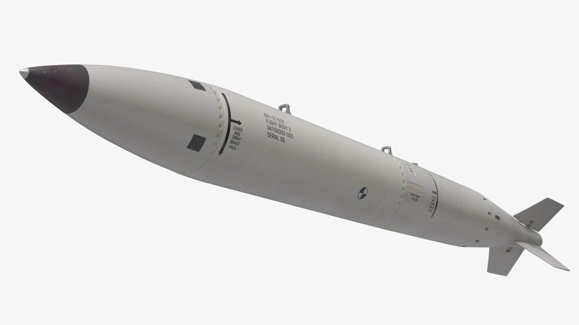 modelo 3d Arma de bomba de gravedad nuclear gris - TurboSquid 2514908