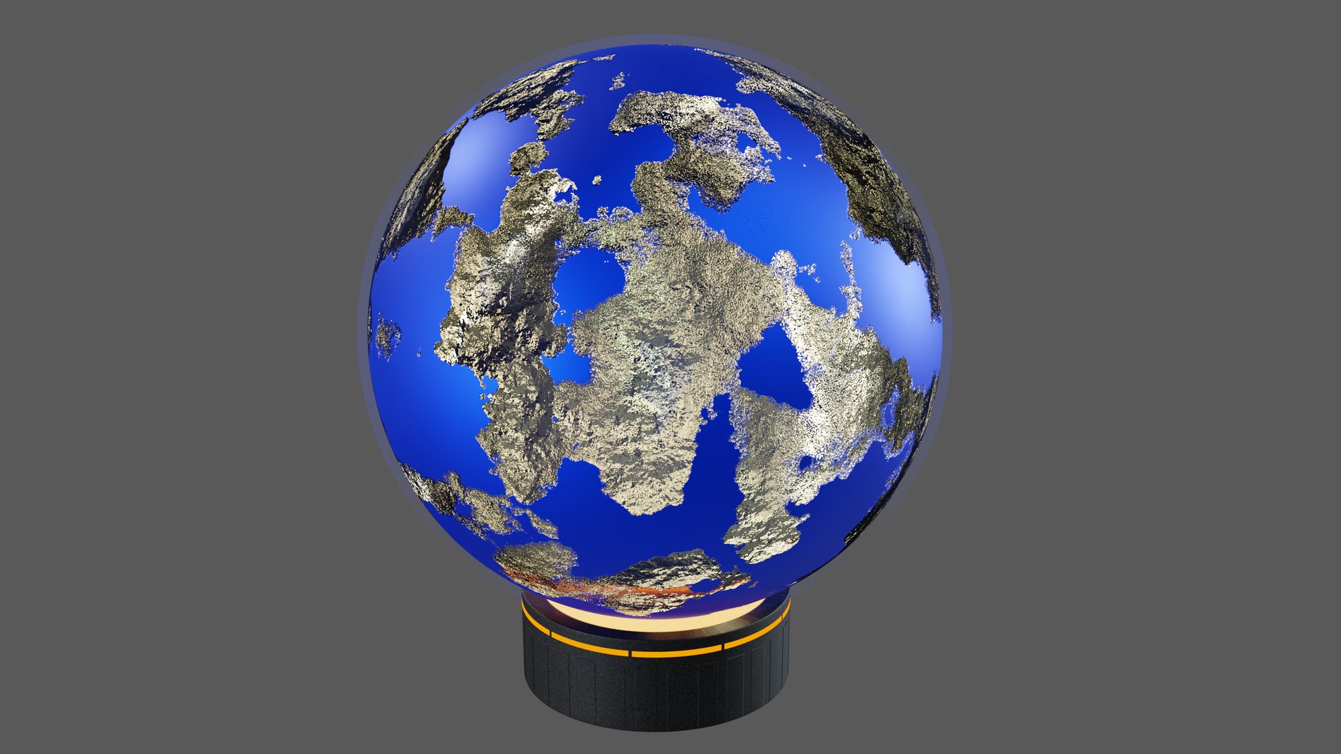 3D Alien Planet Globe - TurboSquid 1789049