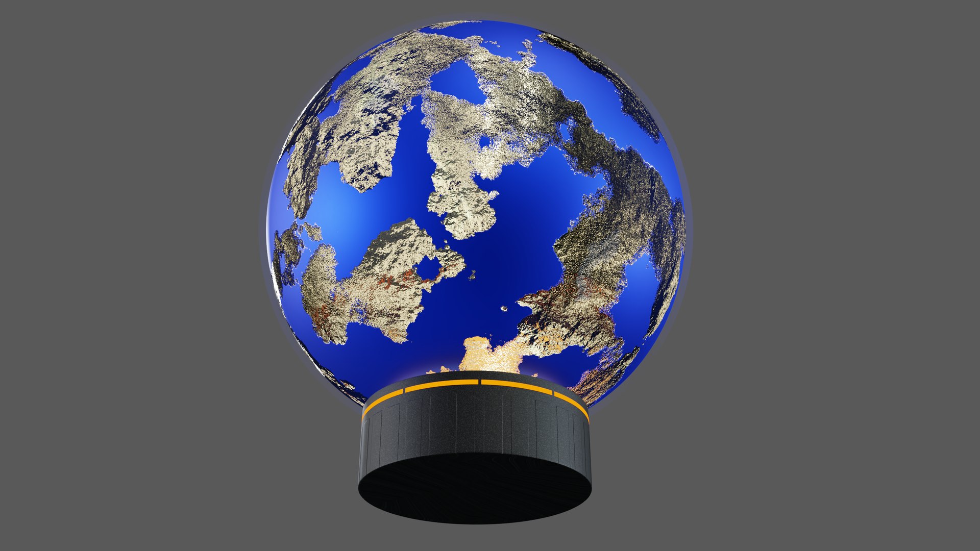 3D Alien Planet Globe - TurboSquid 1789049