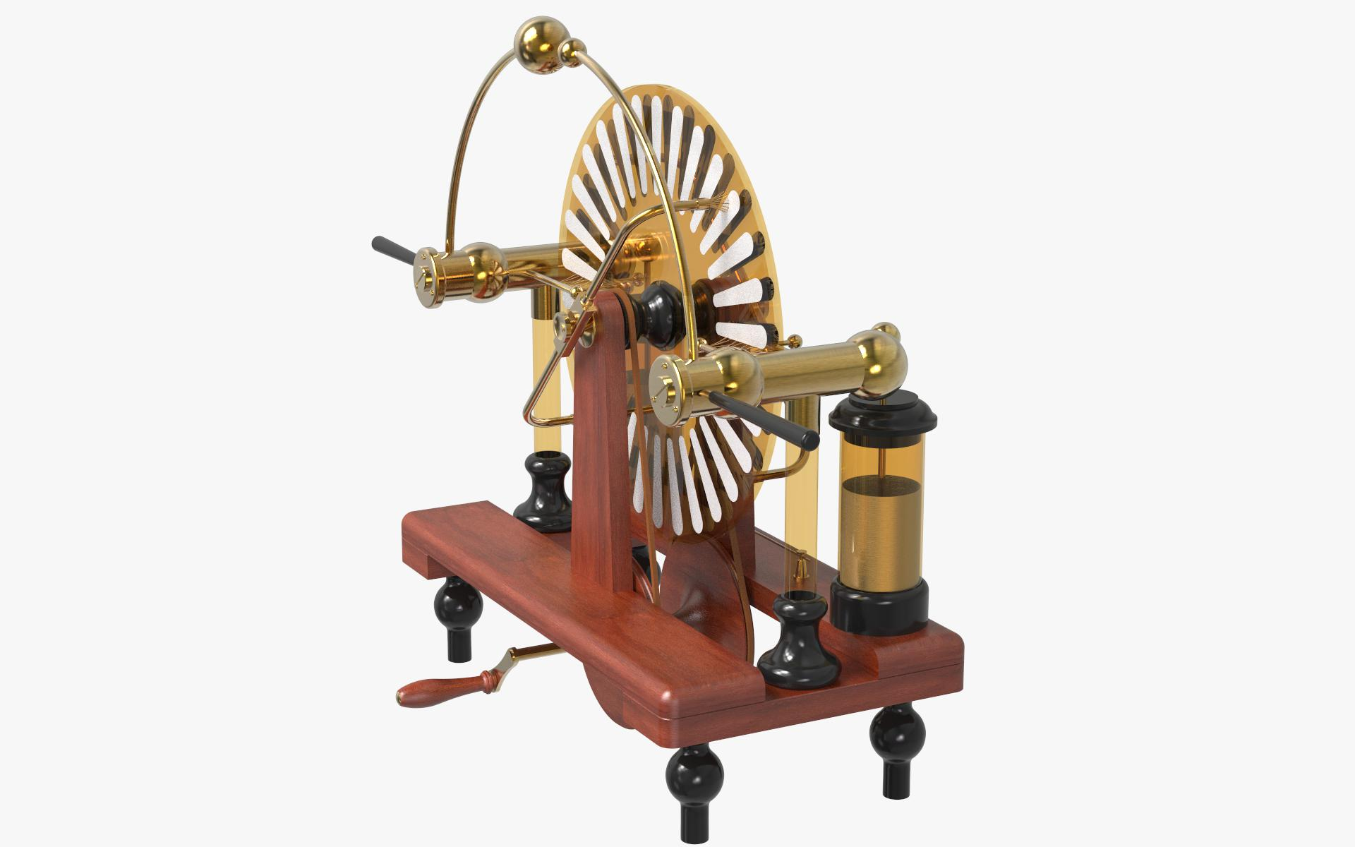 3D Wimshurst Machine - TurboSquid 1825452
