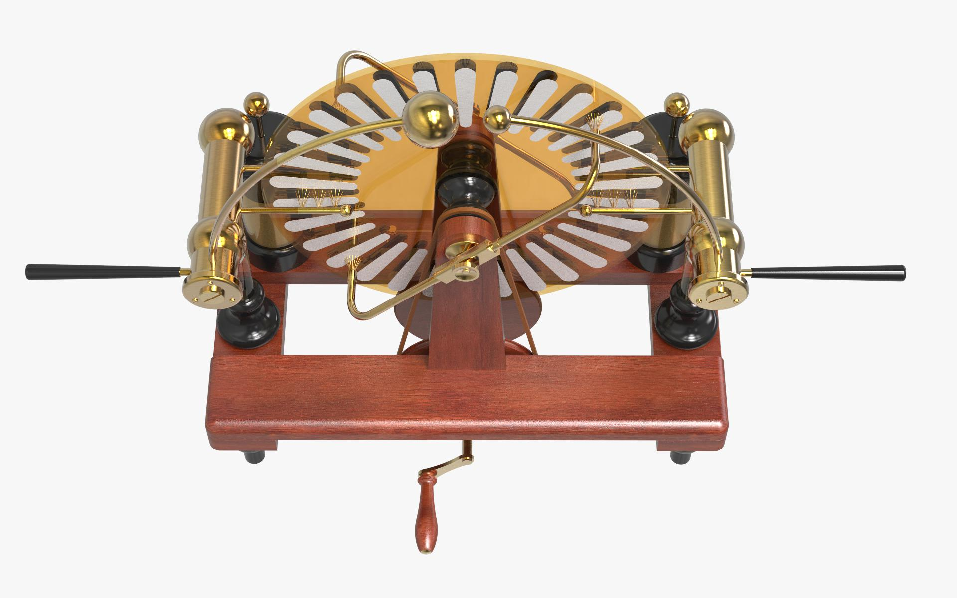 3D Wimshurst Machine - TurboSquid 1825452