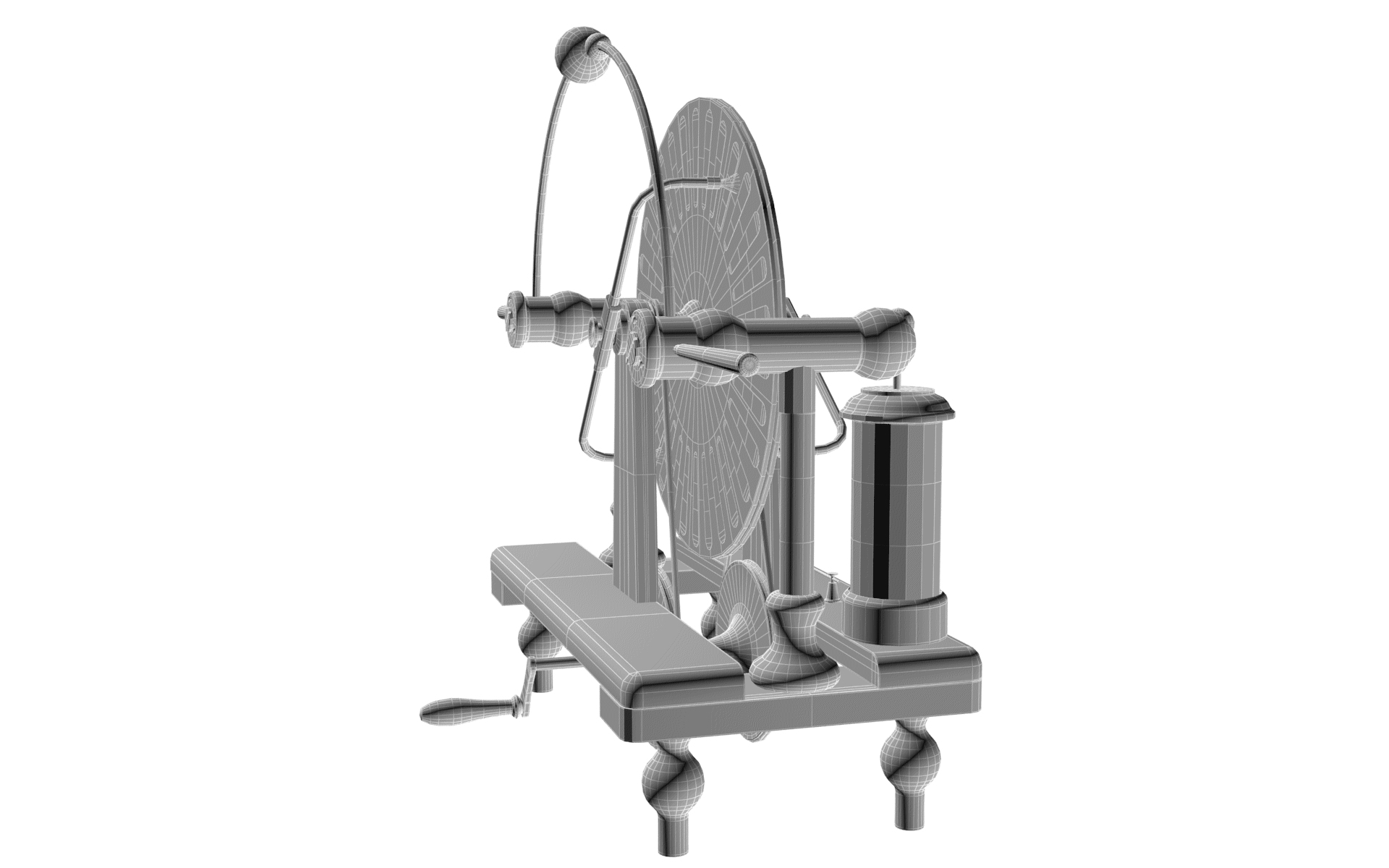 3D Wimshurst Machine - TurboSquid 1825452