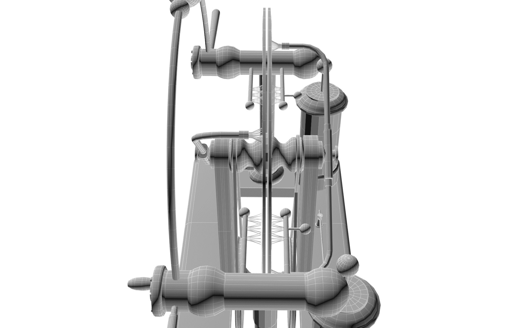 3D Wimshurst Machine - TurboSquid 1825452