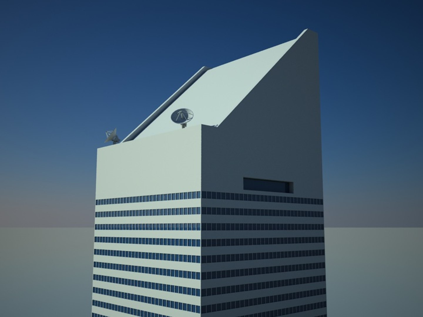 3d Model Citigroup Center Skyscrapers Buildings