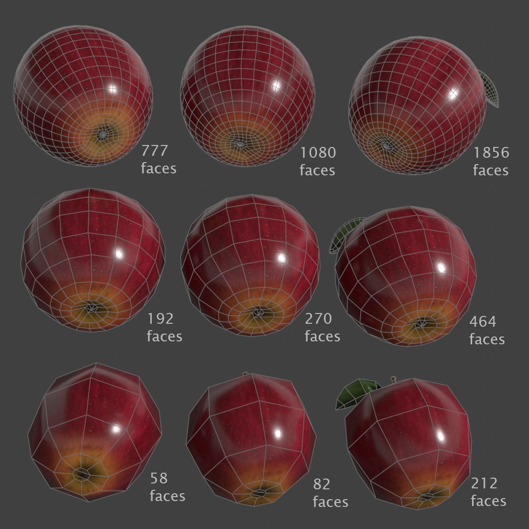3D Model Apples - TurboSquid 2236826